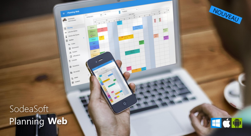 Planning Web, planning en ligne SodeaSoft